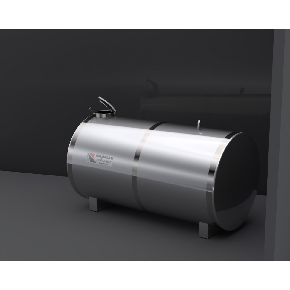 6 Ton Yatay Depo Paslanmaz Depo - 6000 litrelik Su Deposu